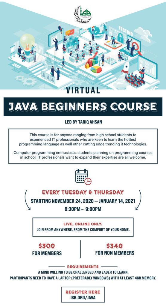 ISB Java Programming Class – Islamic Society of Baltimore